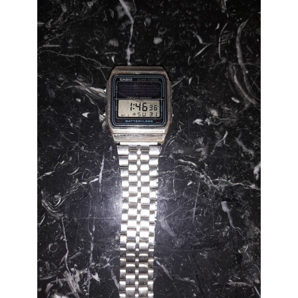 Casio Al-180 Solar Powered Digital Mens Vintage Watch… - Gem